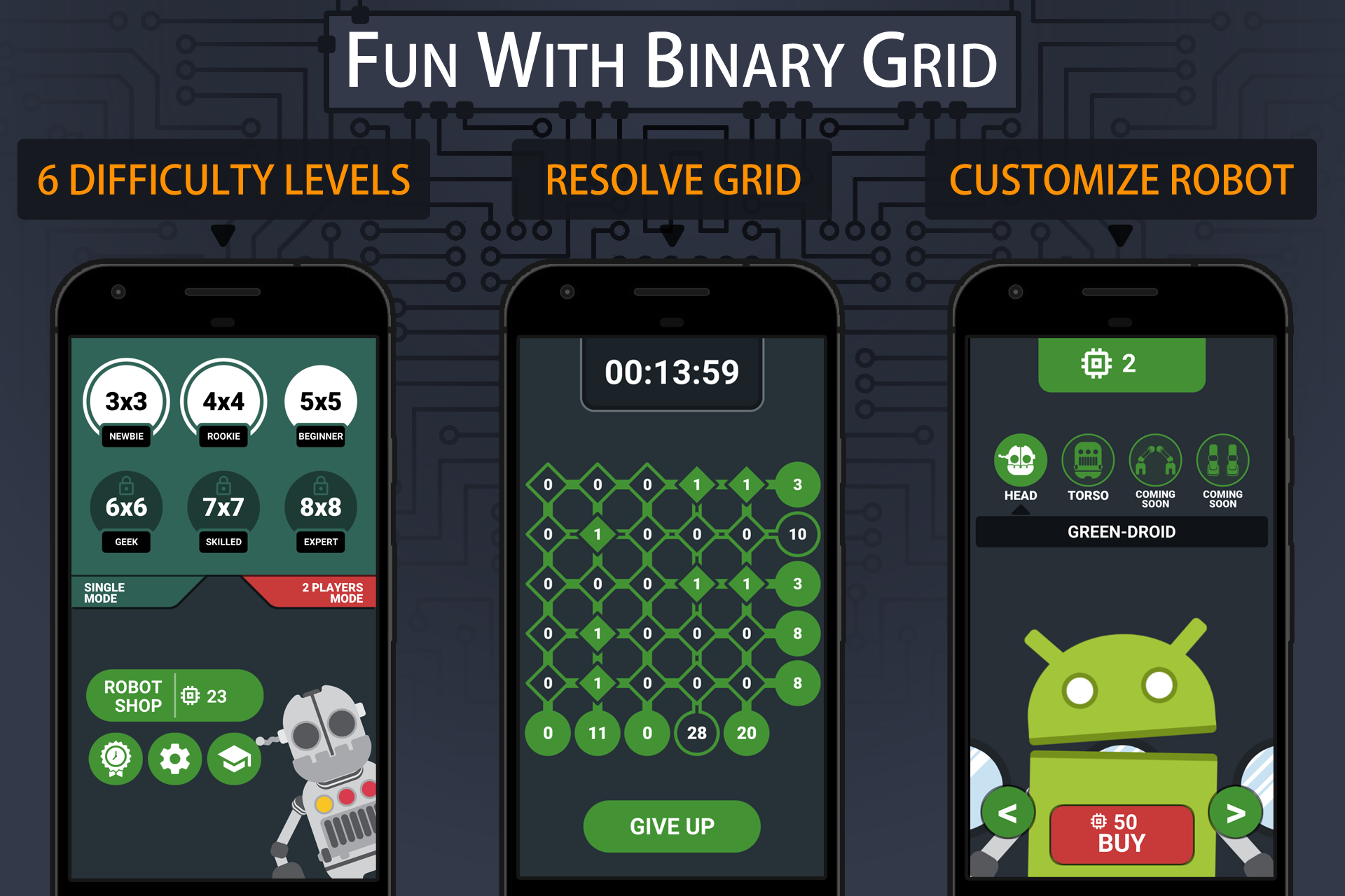 Binary Grid – MATEMATICKÉ DIGIHRY